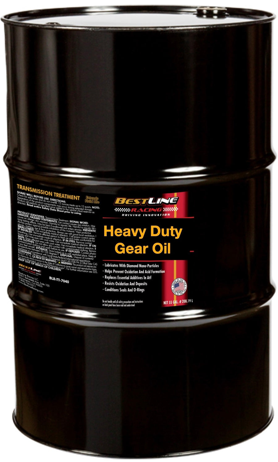 75W-90 Synthetic Blend Gear Oil with Diamond Nano lube - 55-Gallon Dru ...